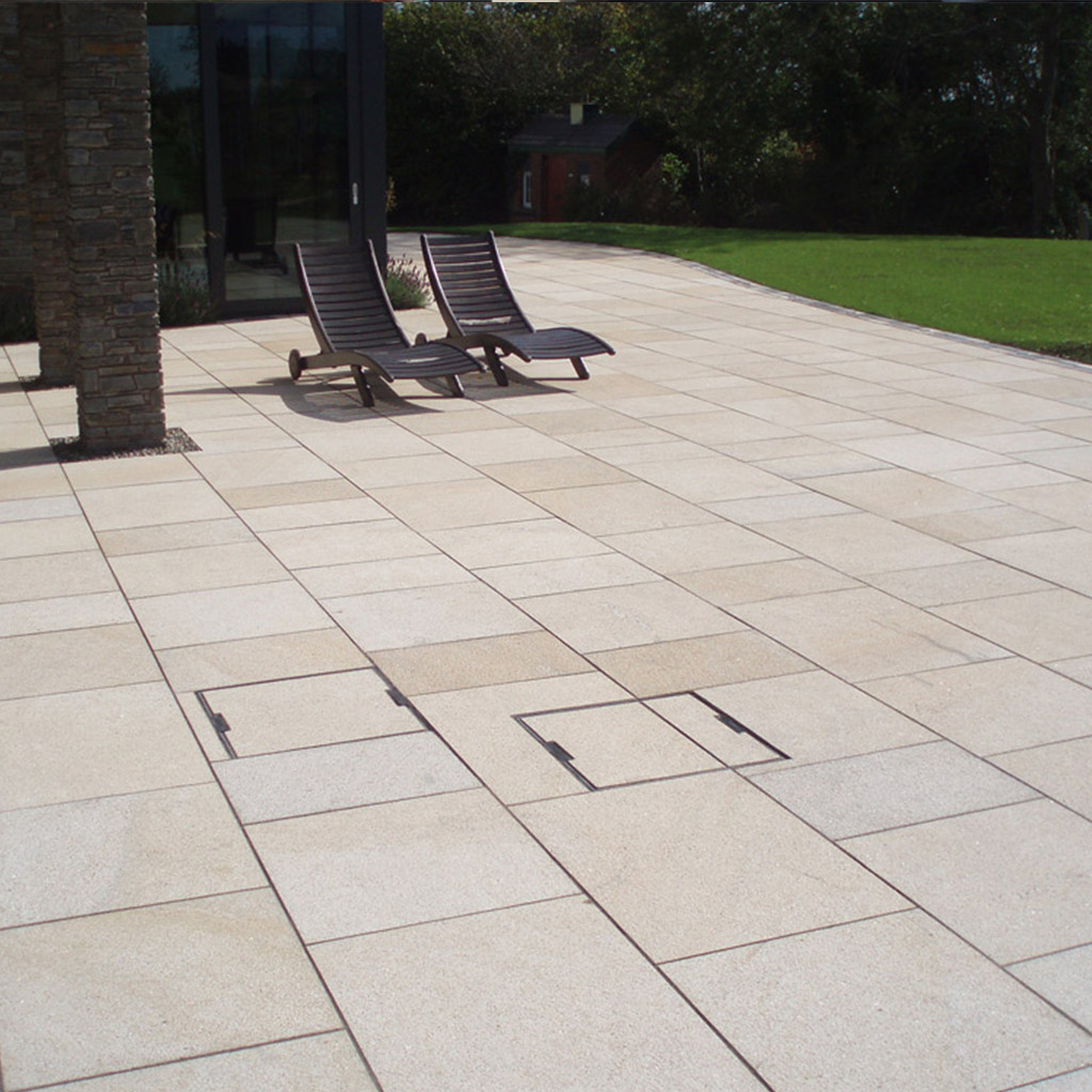 Yellow Granite Paving - Corfe Stone