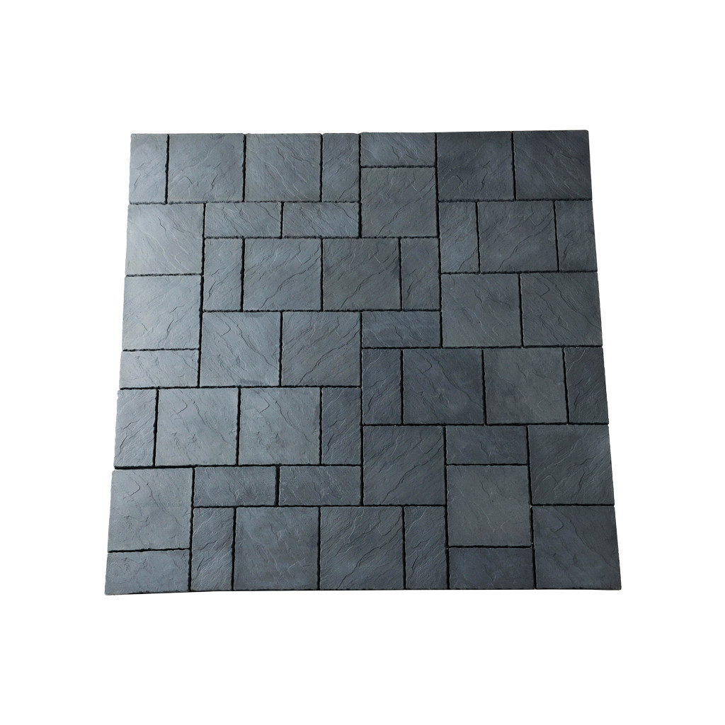 Chalice Paving Slabs - Welsh Slate, Honey Brown | Corfe Stone