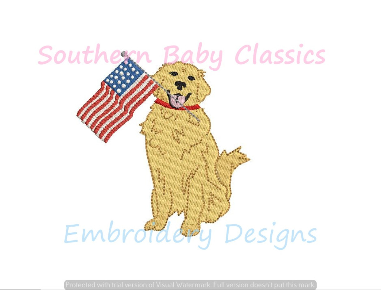 Golden Retriever Designs - Page 1 - Southern Baby Classics