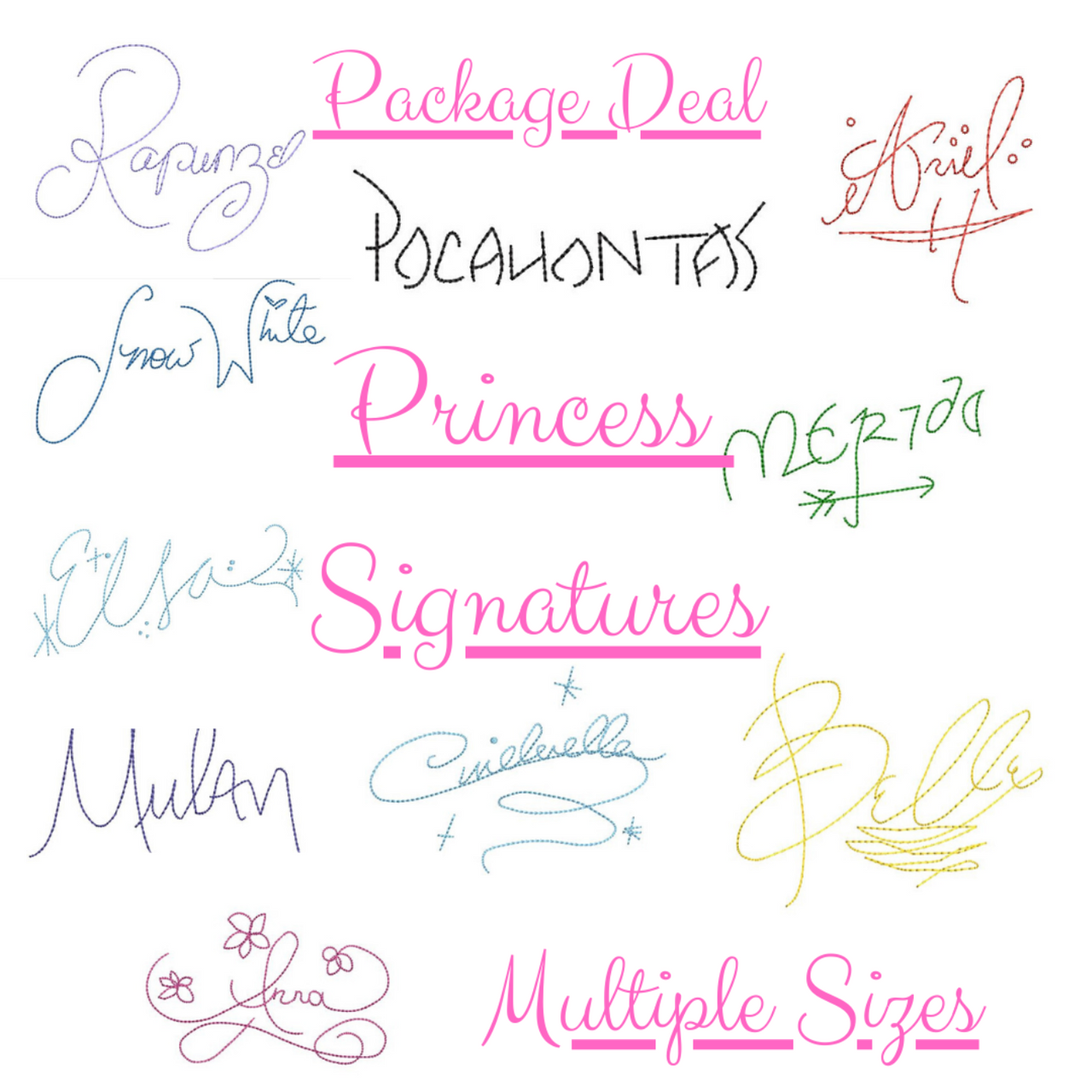 Disney Princess Autographs