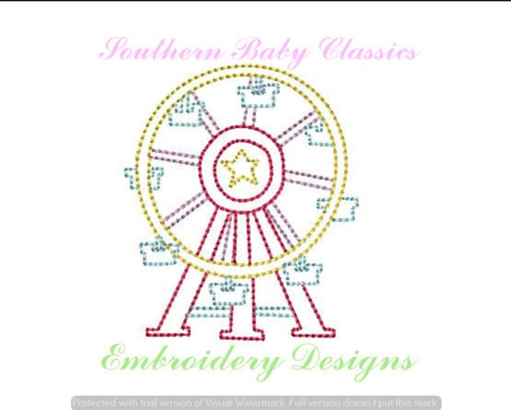Fair Mega Bundle Machine Embroidery Design Build Your Own County Fair Trio