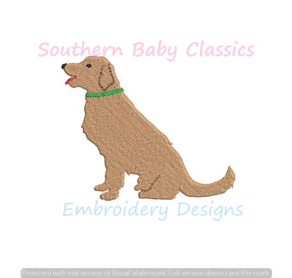 Golden Retriever Designs - Page 1 - Southern Baby Classics