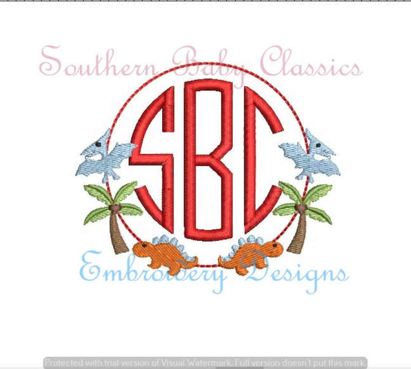 Custom Vintage Style Intertwined Monogram 2 Letters Machine Embroidery ...