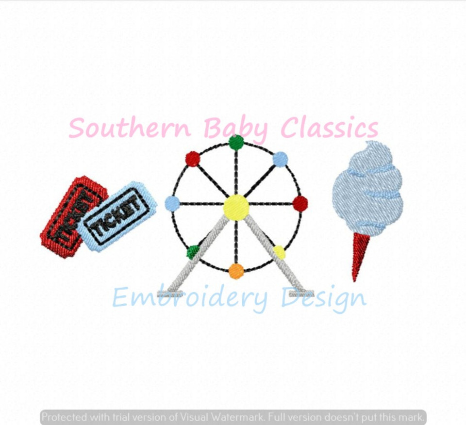 Fair Mega Bundle Machine Embroidery Design Build Your Own County Fair Trio
