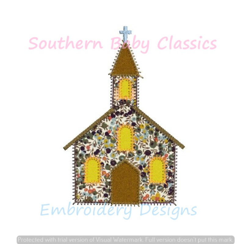 Name Plate Zig Zag Applique Multiple Sizes Machine Embroidery Design