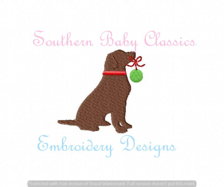 Lab Labrador Dog with Pumpkin Mini Fill Machine Embroidery Design