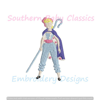 Bo Mini Fill Machine Embroidery Design Character