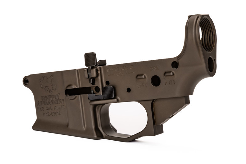 Griffin MK2 Ambi Stripped Lower Receiver (Terra Brown Anodized)
