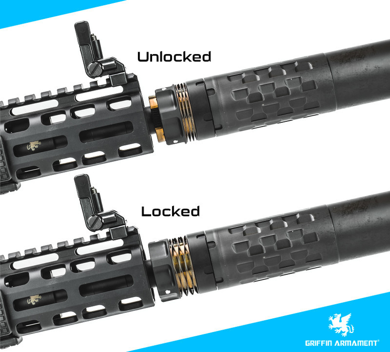 Griffin DUAL-LOK™ SilencerCo® Charlie Mount Interface