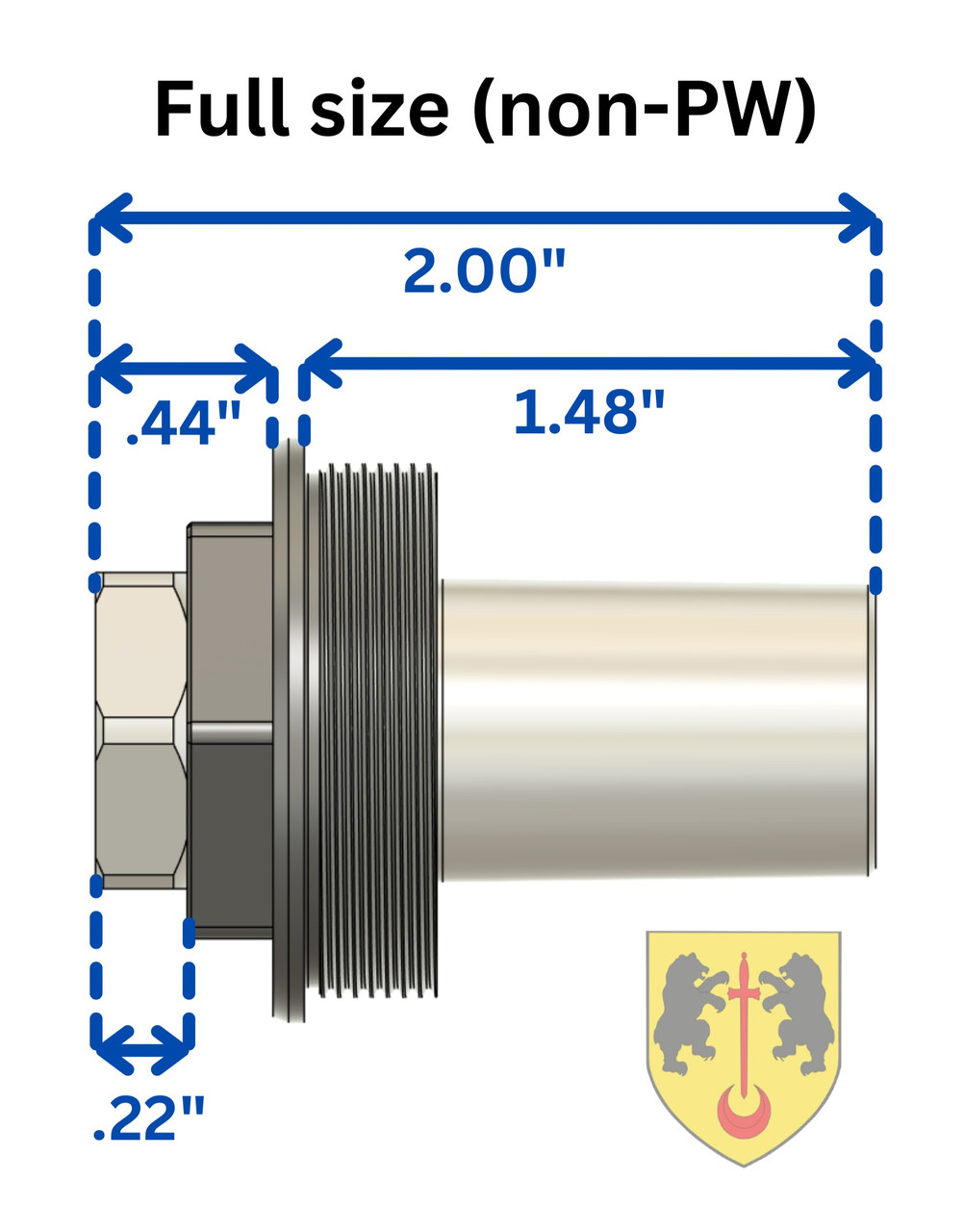 Comstock Hybrid Device (5/8-24) Plan-B Suppressor Mount