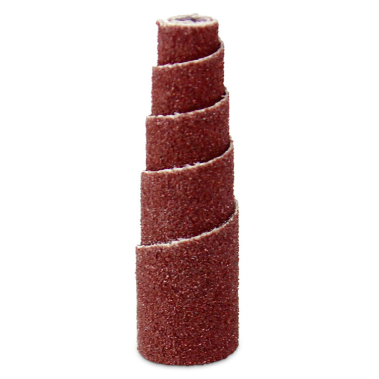 1/2" x 1-1/2" x 1/8" Full Tapered Cartridge Roll Aluminum Oxide - 100 ...