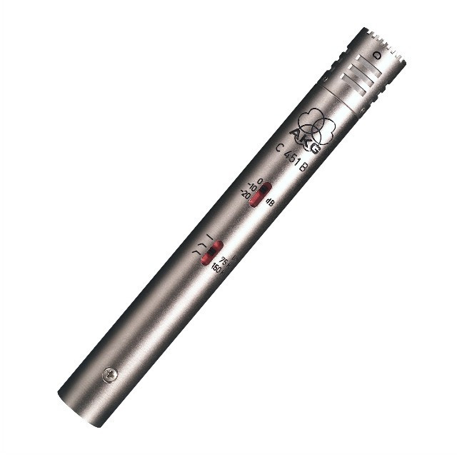 AKG C451B STUDIO PENCIL CONDENSER MICROPHONE C-451 B