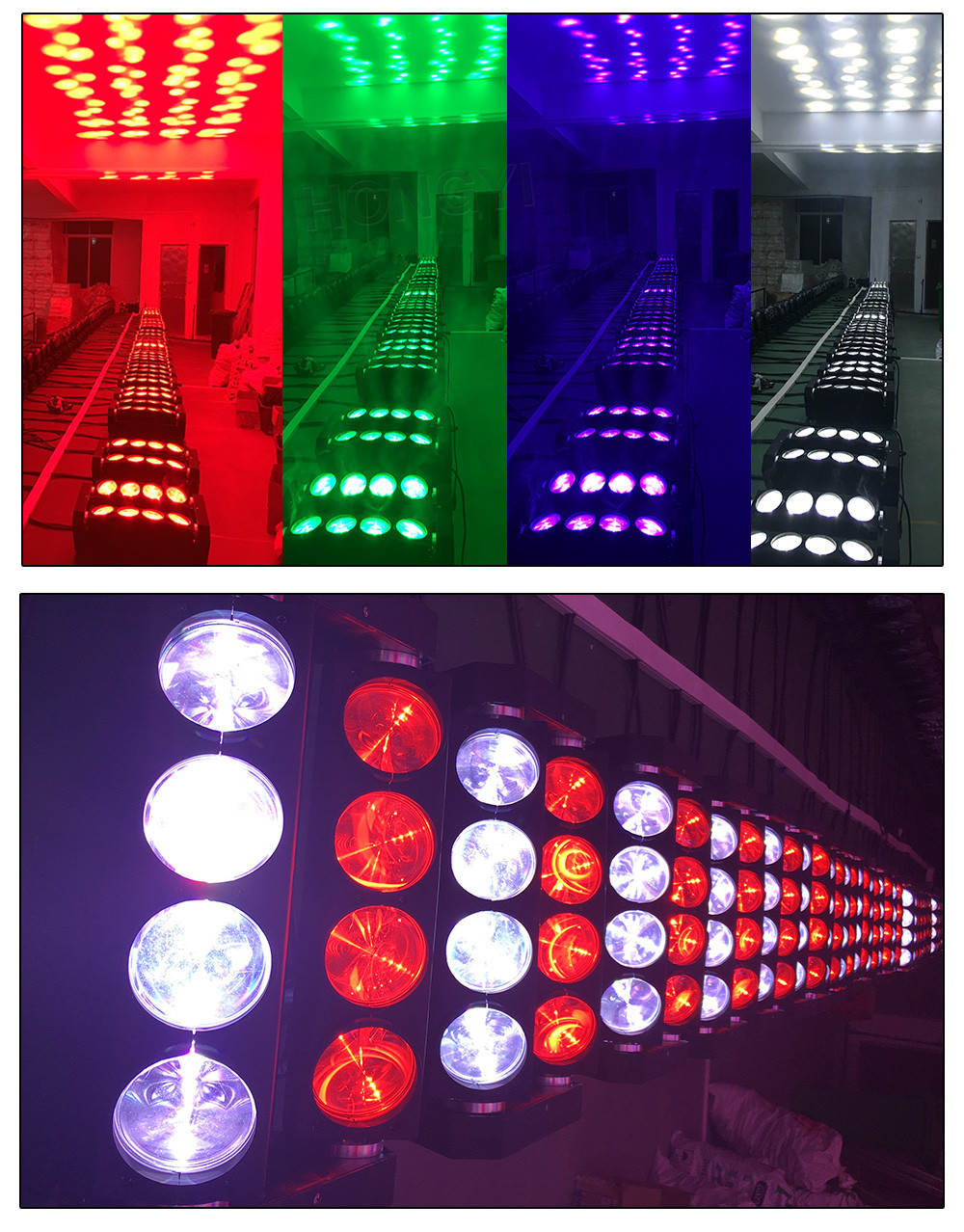 MOS Spider LED Light (8x12 Watt) - Music On Stage