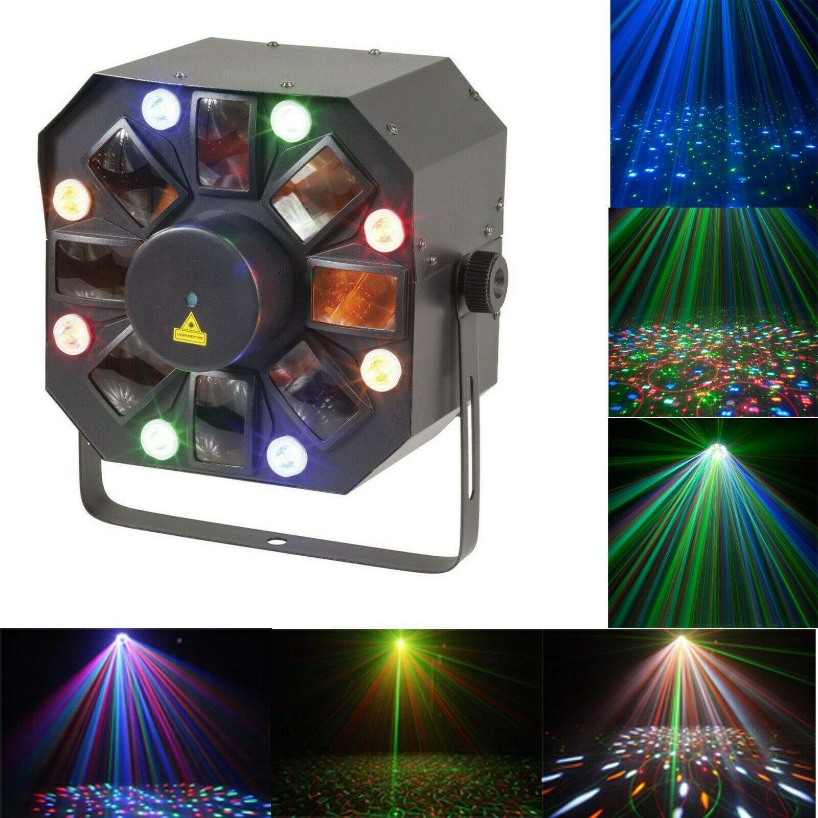 MOS Moonflower IV RGBW Stage Light Effect Laser Projector - Music On Stage