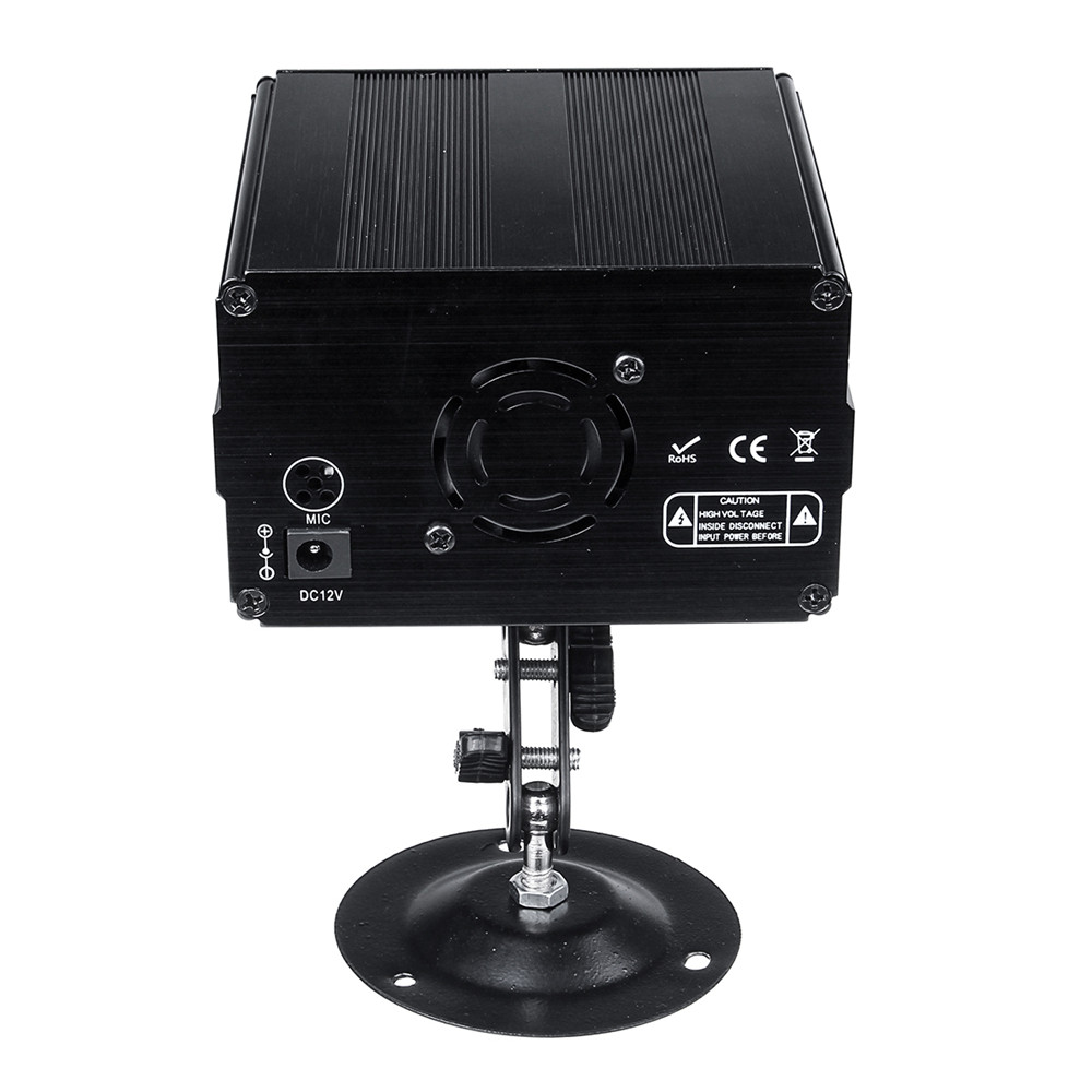 MOS HAMMER HEAD 9W 120 Patern Laser and LED System With Remote - Music ...