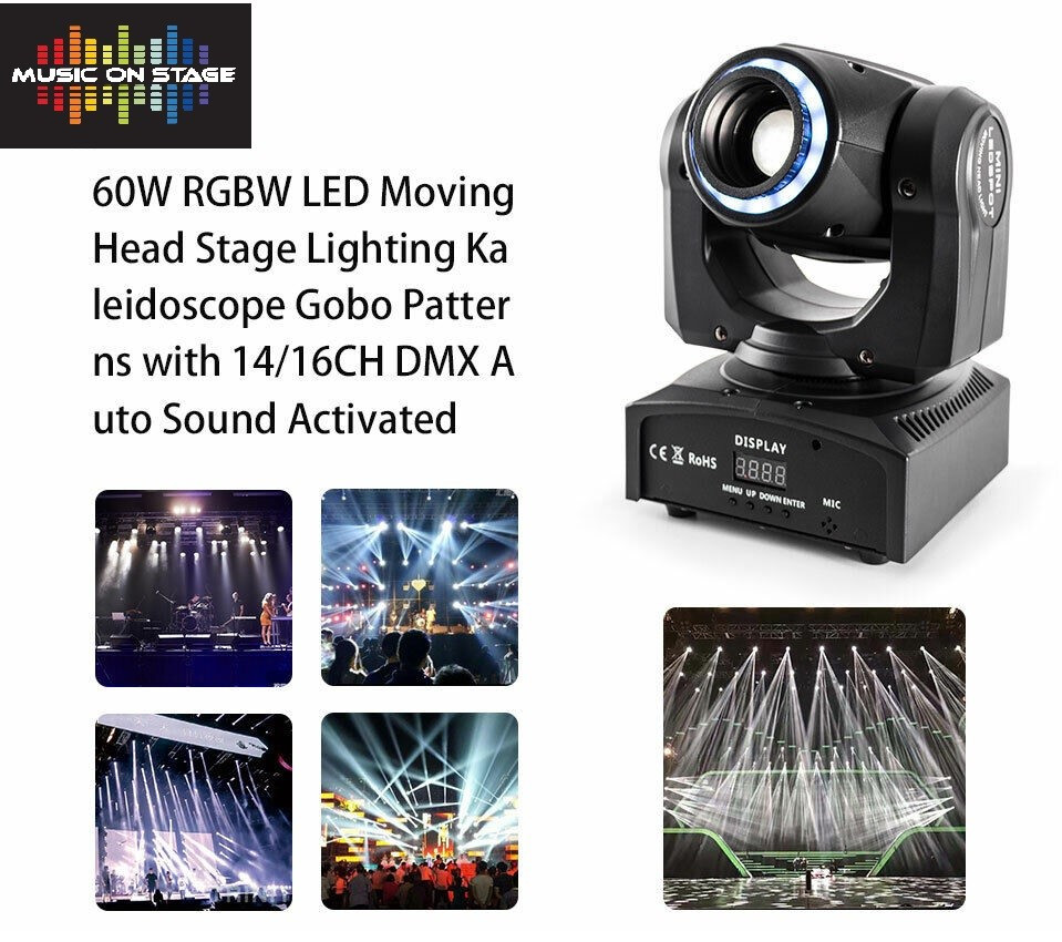 HALO III MOS LED RGBW Moving Head - Music On Stage