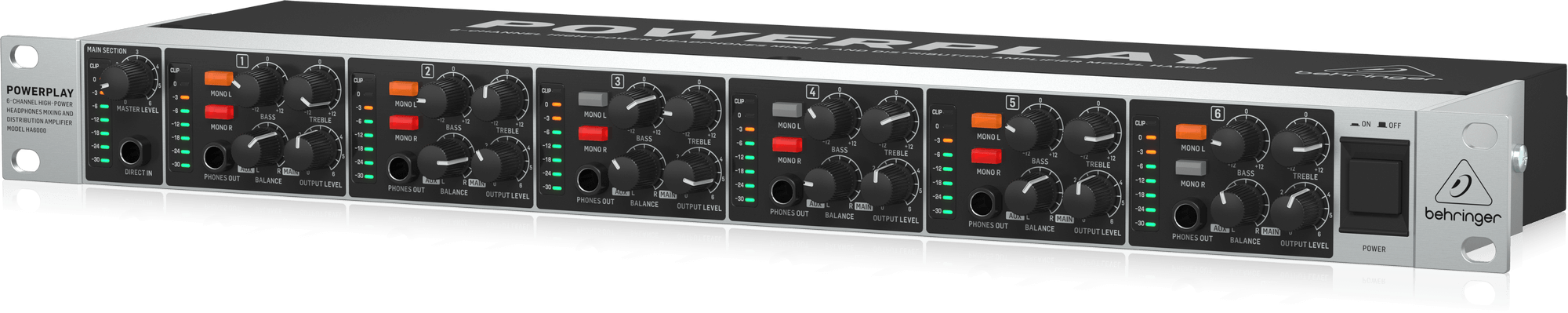 Behringer HA6000 Powerplay Amp - Music On Stage
