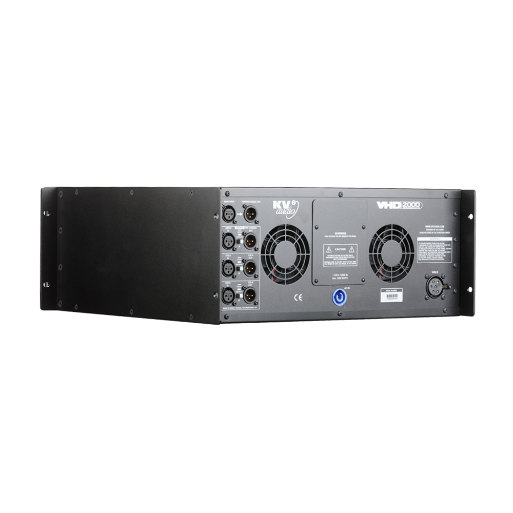 KV2 VHD 2000 3-way rackmount amplifier - Music On Stage