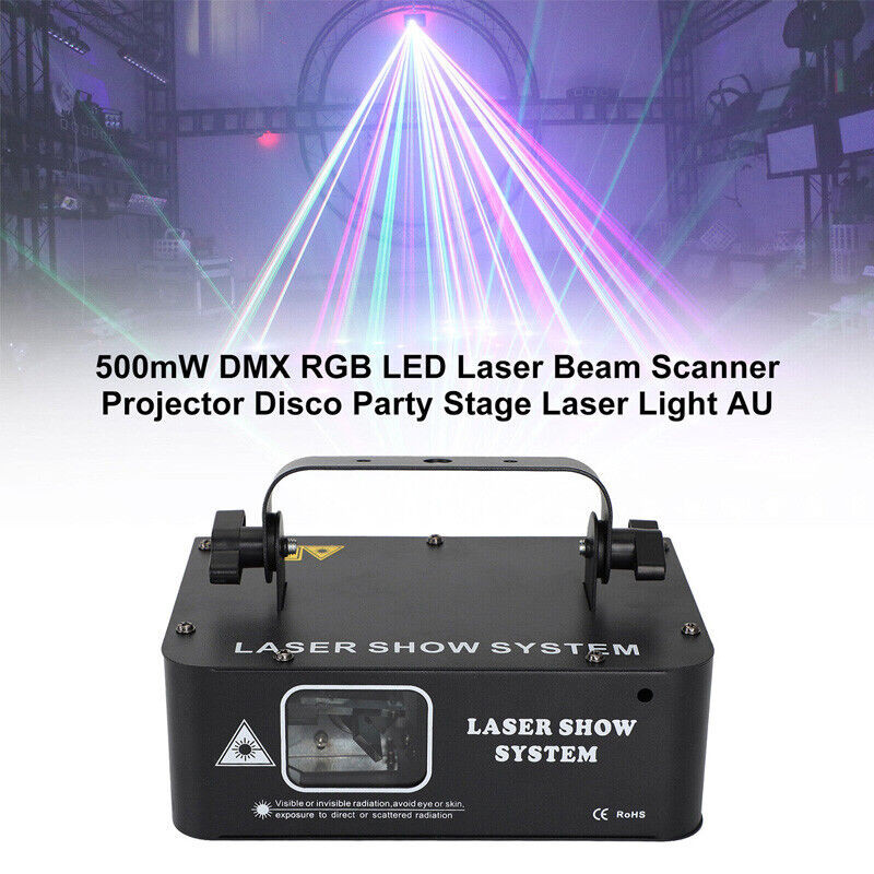 Sunam U`King 500mW Laser Light RGB Beam Scanner Projector DJ Light ...