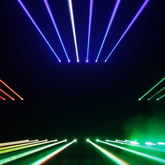 CR Light Saber LM-6 RGB Laser Bar w/ 6 Fat Beam Lasers & DMX ...