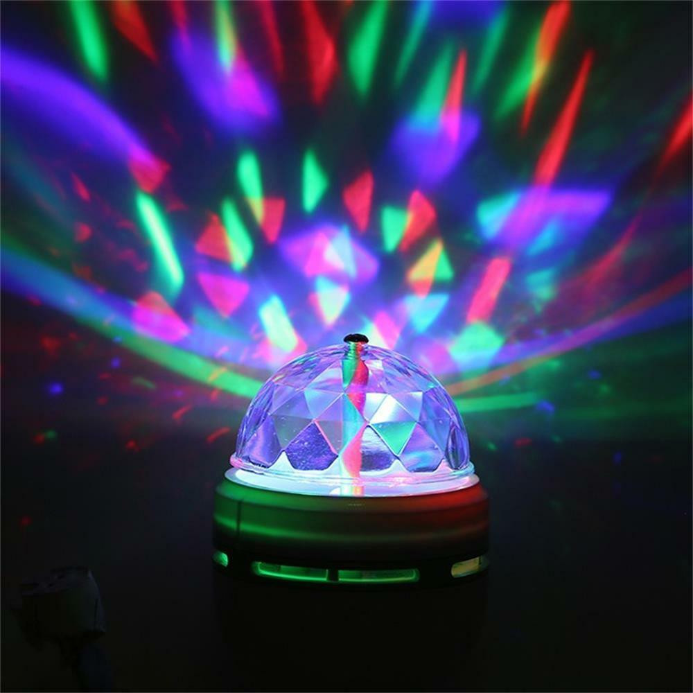 MOS Boogaloo RGB 3W LED Full color rotating lamp - E27 Screw in - Music ...