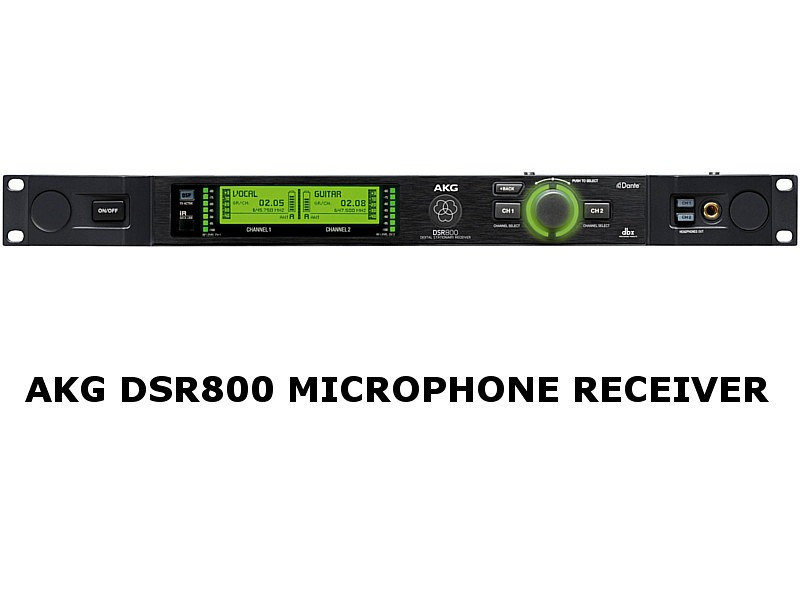 AKG DSR800 Digital Wireless Receiver with Dante