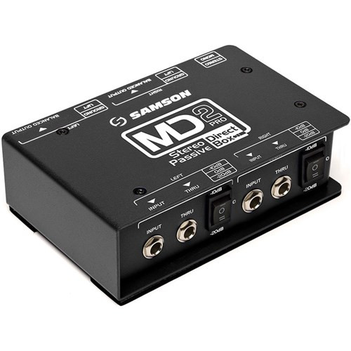 Samson MD2 Pro Stereo Passive Direct Box - Music On Stage