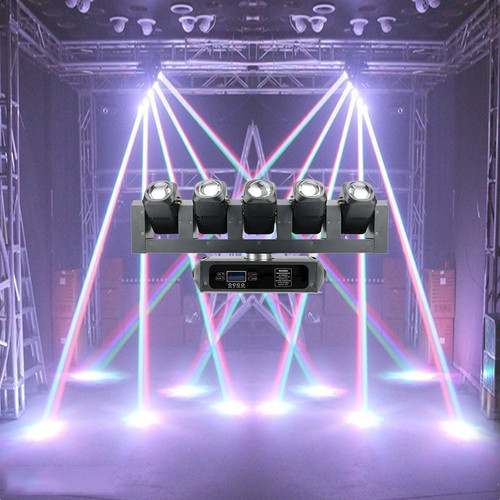 Lumina-Wave-5000 5Pcs 40W Led Beam Strobe Moving Head Professional ...