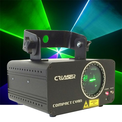 CR Compact Cyan 120mw Laser (50mw Green + 100mw Blue) - Music On Stage