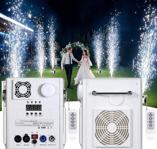 600W Cold Spark Machine DMX 512 Remote Control Sparkler Firework ...