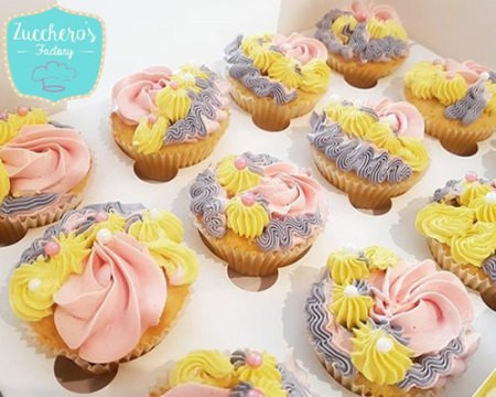 Fancy Rainbow Cupcakes