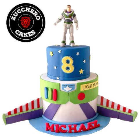 Buzz lightyear Two-tier Toystory Cake