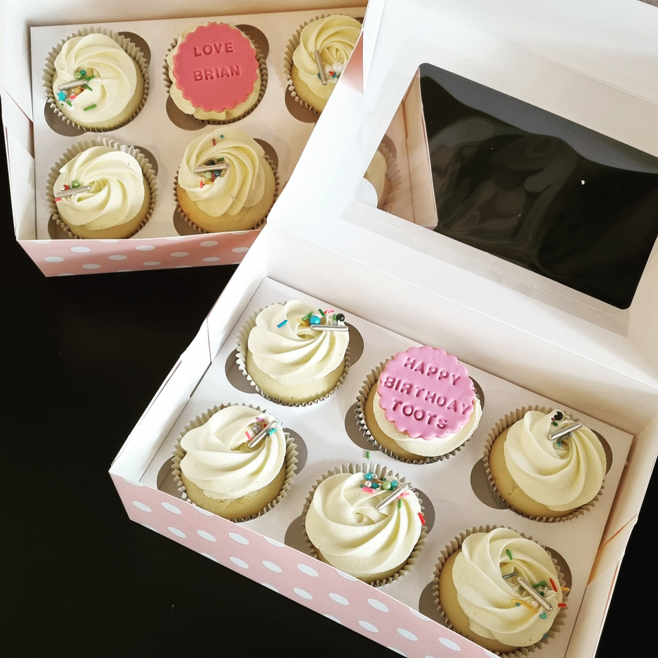 Pink Icing Reg Cupcakes