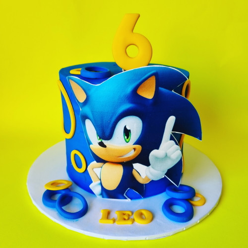 Zucchero's Sonic Cake | Customized Sonic Cake