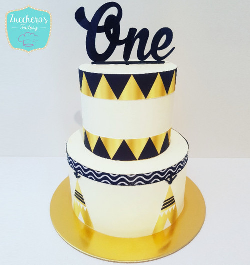 1st Birthday Kids Custom Cake - Zucchero's