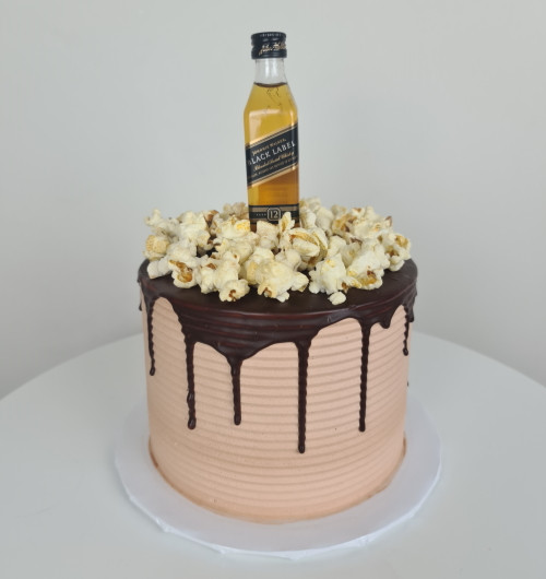 Black Label Bottle Cake