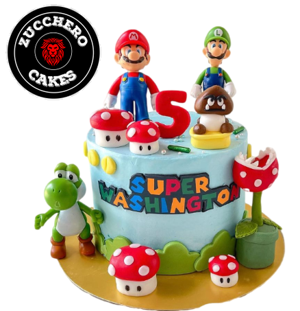 7 inch Super Mario Deluxe Cake