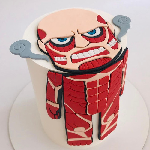 Attack of Titan Customised Fondant Buttercream Cake anime