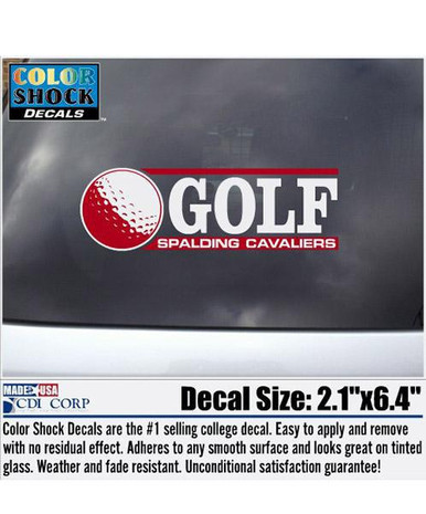 Decal Golf Car Sticker - Cavalier Shop
