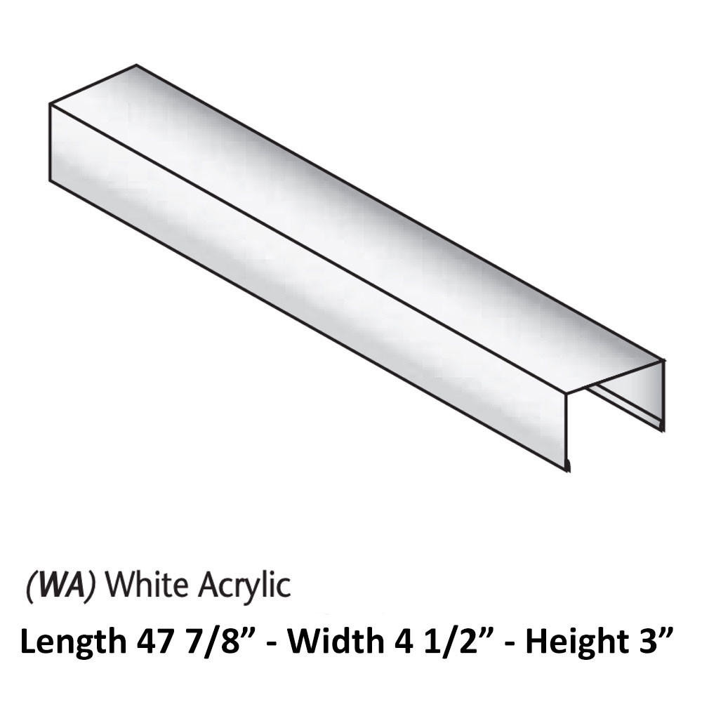Incon Lighting | Set of 4 Frosted Acrylic Replacement Panels