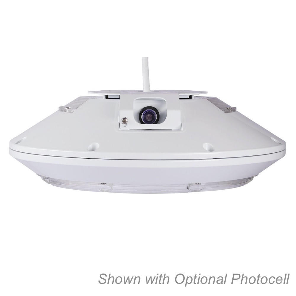 LBS Lighting | Round LED Parking Canopy with Backup