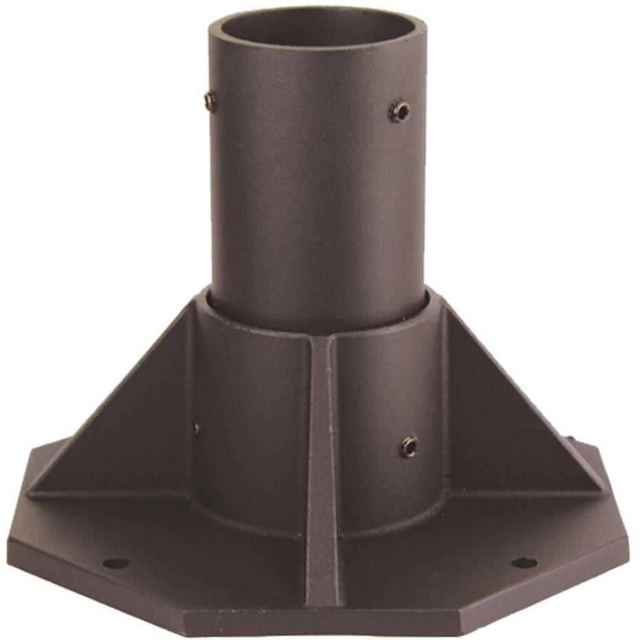 Commercial Grade 3" Aluminum Surface Mount Base for Light Pole