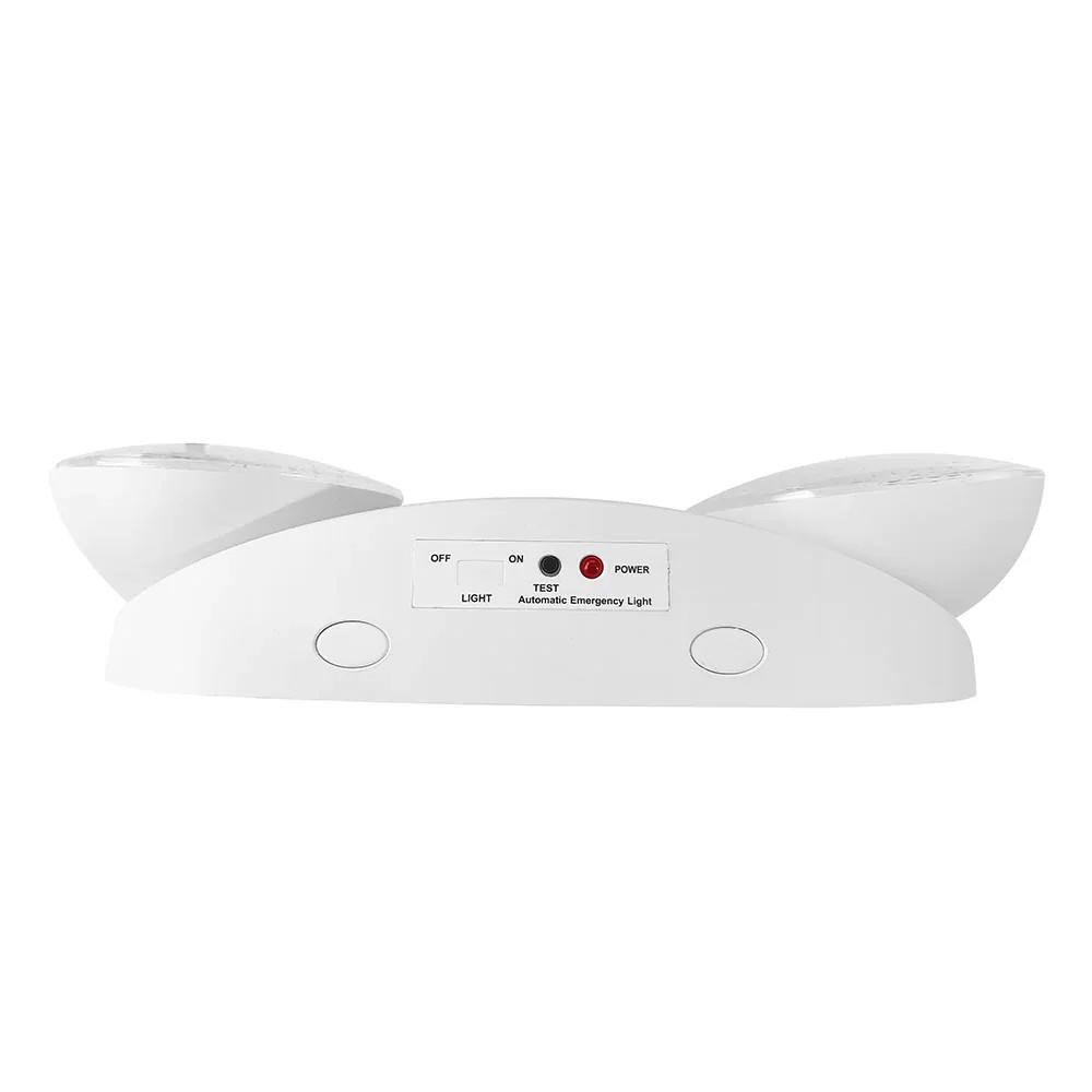 Commercial White Wall-Mount Emergency LED Light