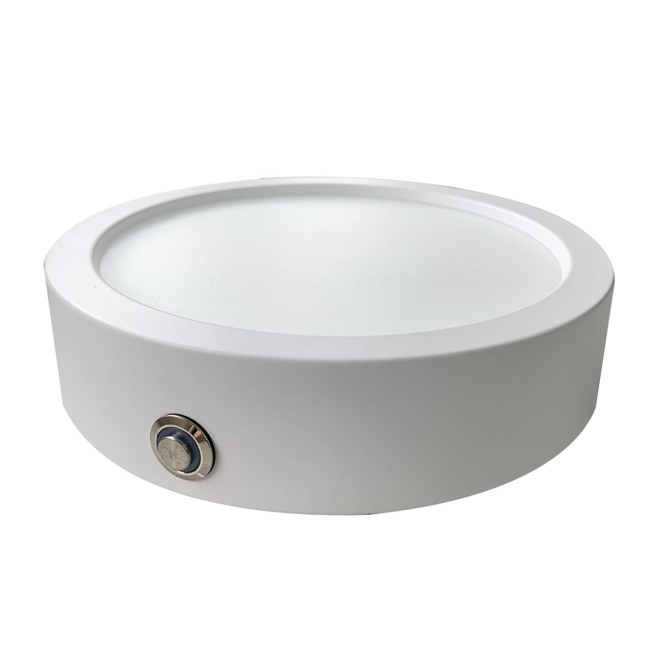 Trans Globe EM-LED-40097 WH | Palomino LED Flush Mount Light