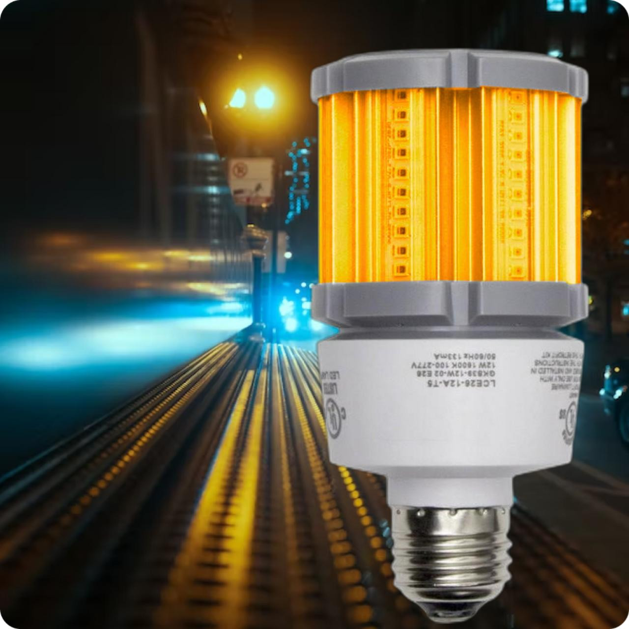 Sea Turtle Approved LED Amber Light Bulb