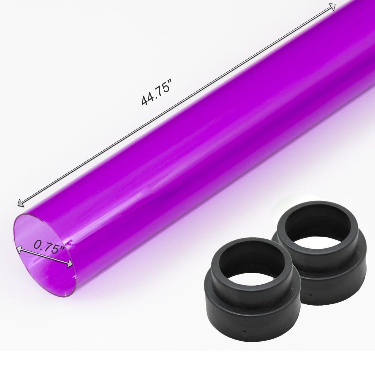 Purple T5 Tube Guard - 4 ft - Fits LED and Fluorescent Tubes