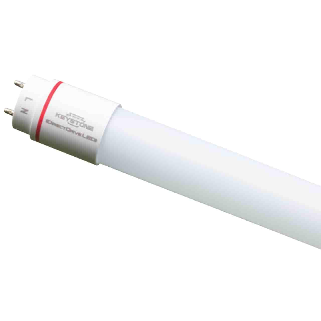 Keystone KT-LED10.5T8-48G-850-DX2/G2 | Type B T8 LED Tube 5000K