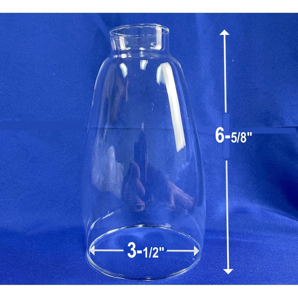 Volume Lighting GS-02 | Replacement Clear Hurricane Glass Shade