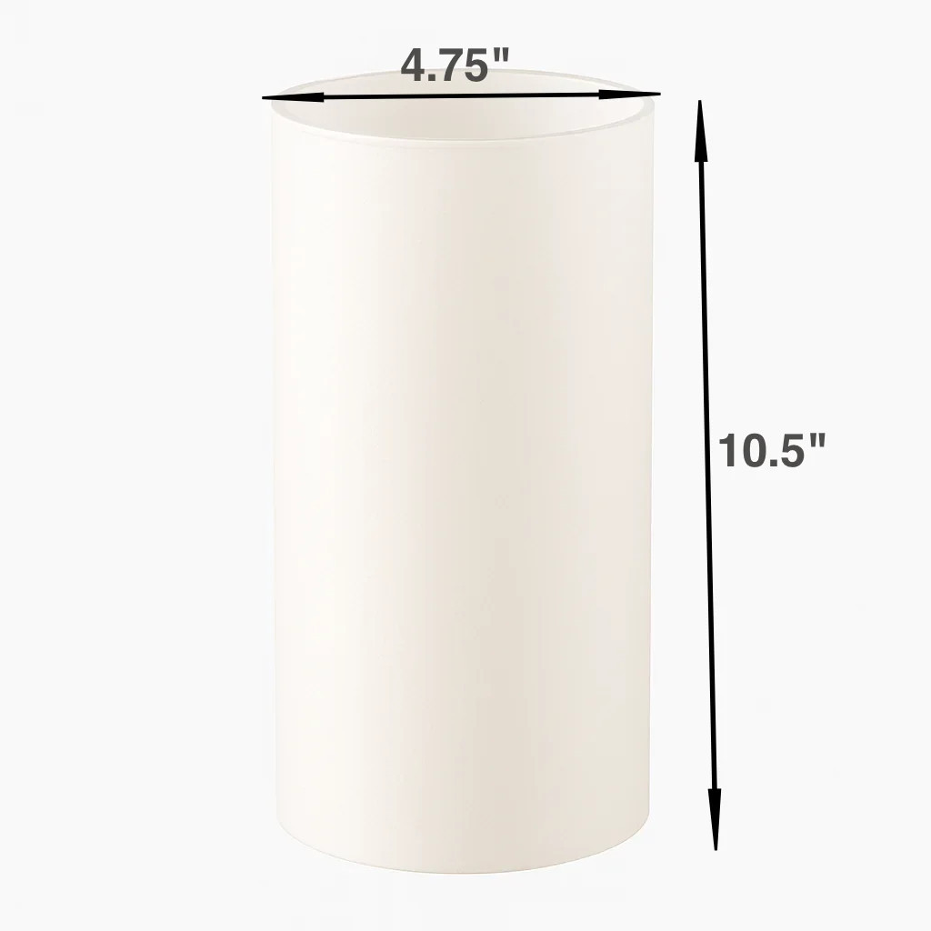 Volume Lighting GS-514 | 10 1/2" Etched White Glass Shade