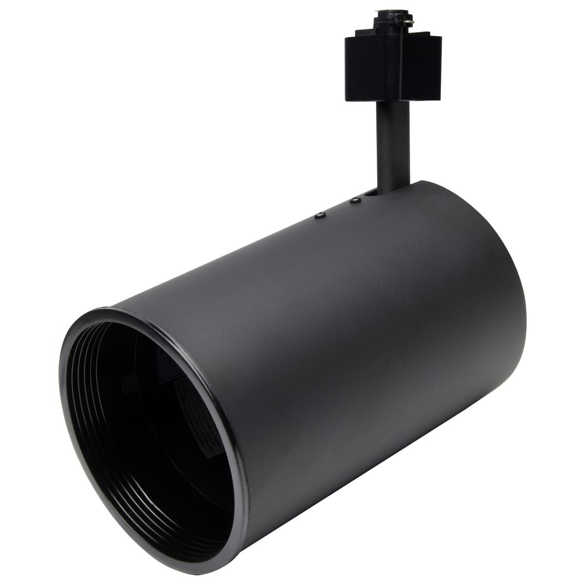 Satco TK319 | Black R30 Straight Cylinder Indoor Track Lighting Kit